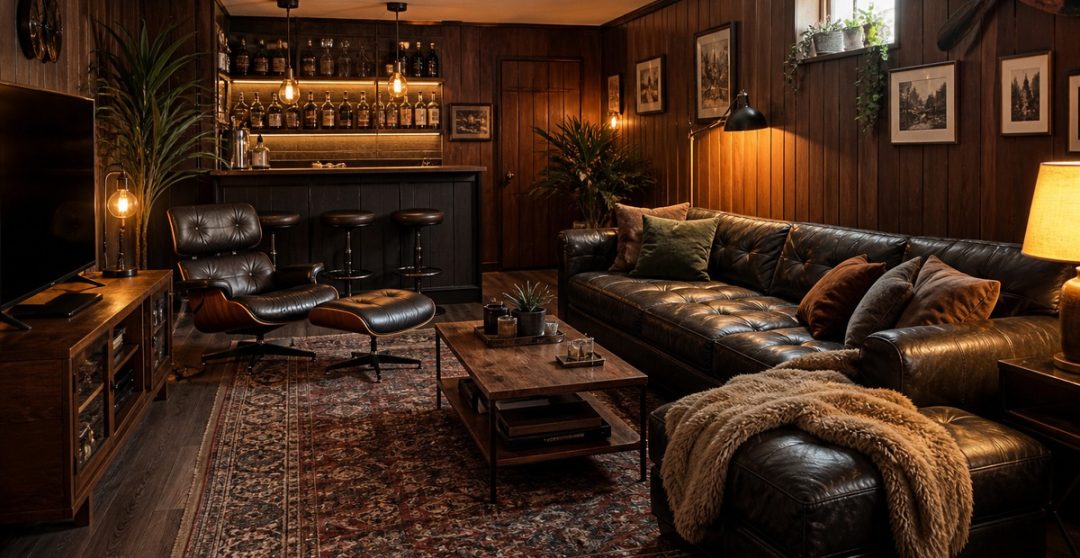 Man Cave Vintage Ideas That Feel Moody, Useful, and Actually Livable ...